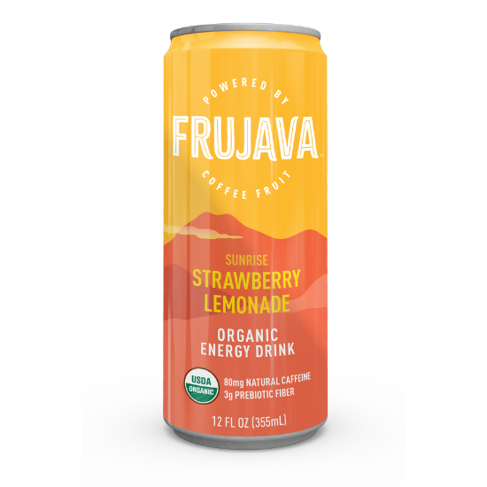Sunrise Strawberry Lemonade Organic Energy Drink (Pack of 12) – Frujava